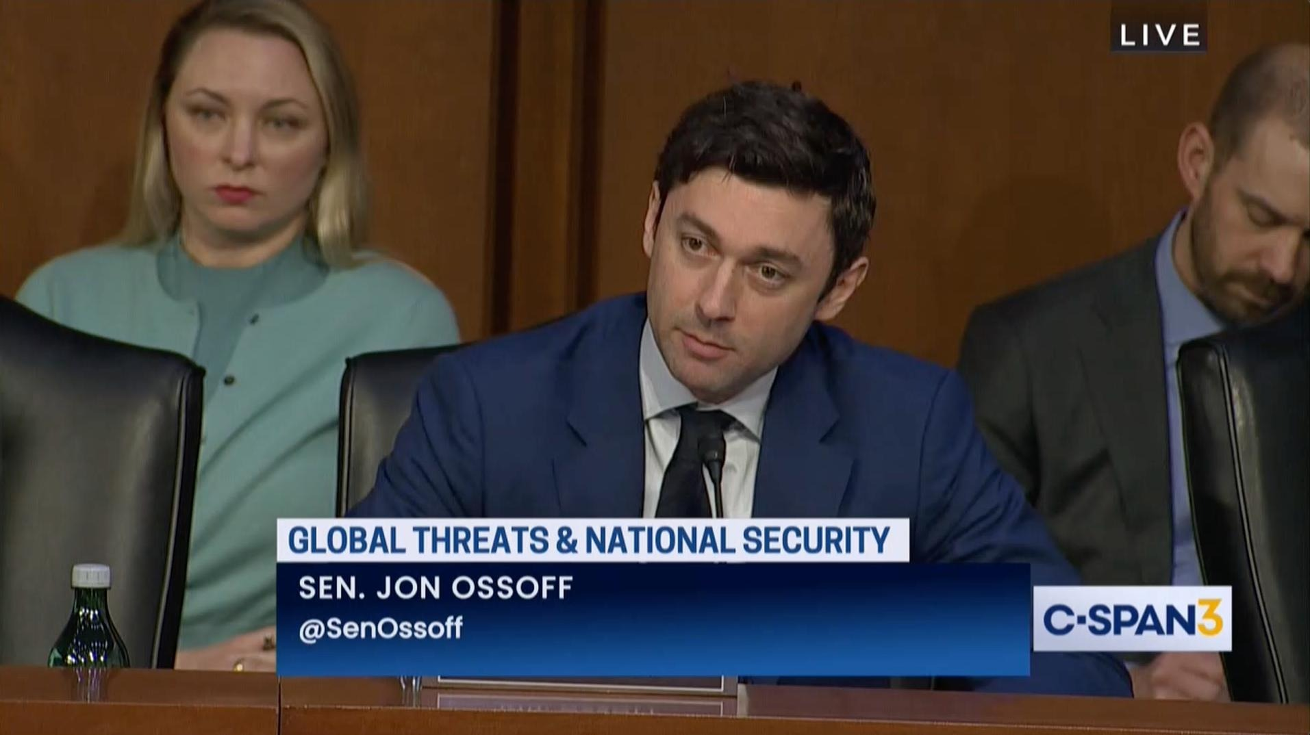 WATCH: Sen. Ossoff Secures Commitment from Head of National Security ...