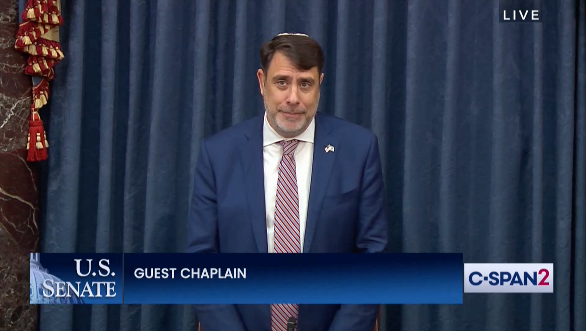 WATCH: The Temple Rabbi Peter Berg Delivers U.S. Senate Opening Prayer ...