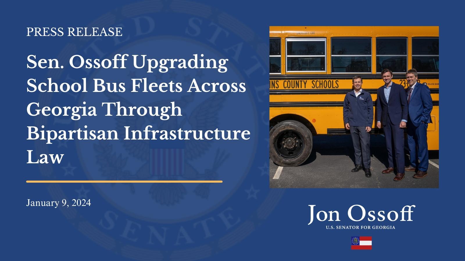 Sen. Ossoff Upgrading School Bus Fleets Across Georgia Through ... Sen. Ossoff Upgrading School Bus Fleets Across Georgia Through ...
