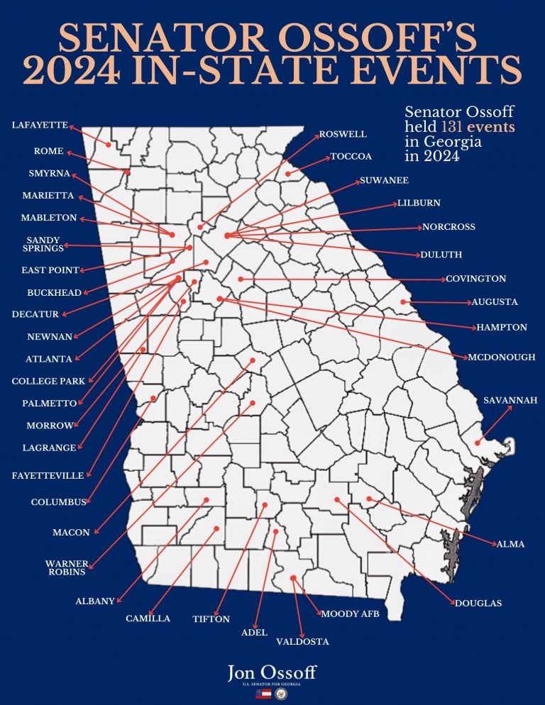 Four Year Report – U.S. Senator for Georgia Jon Ossoff