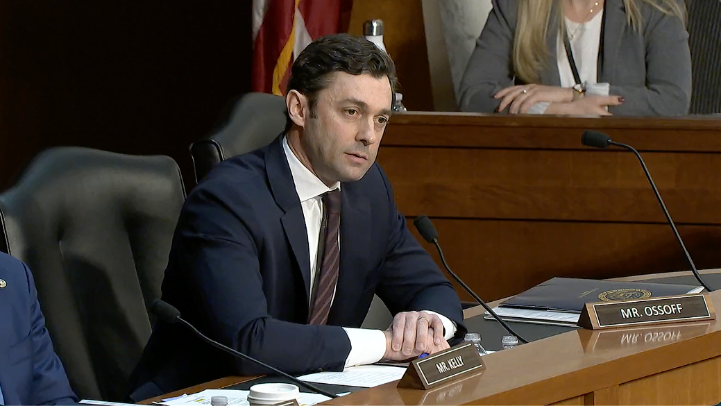 Sen. Ossoff Presses Director of National Intelligence on Imminent ...